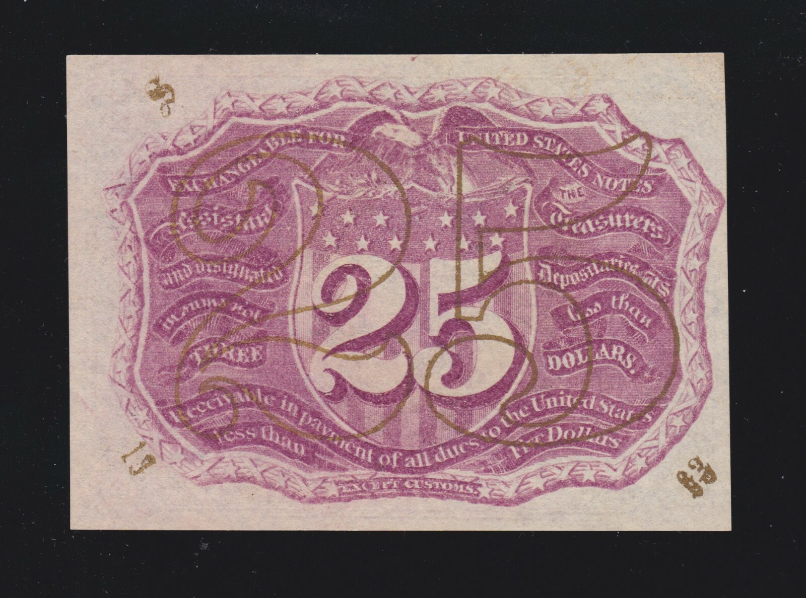 US 25c Fractional Currency Note 2nd Issue 18-65-S FR 1286 Ch CU | eBay