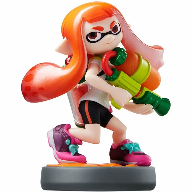 Nintendo Amiibo Splatoon Series Inkling Girl Action Figure for sale ...