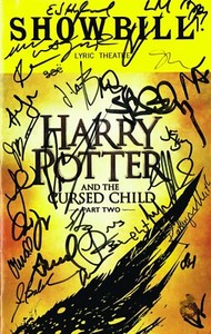 Harry Potter and The Cursed Child Part 2 Original Broadway Cast SIGNED ...