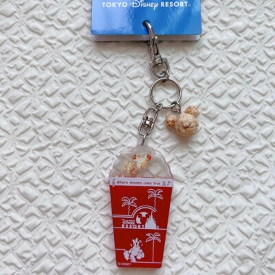 Tokyo Disney Resort Popcorn cup Keychain Food Japan Mickey Mouse | eBay