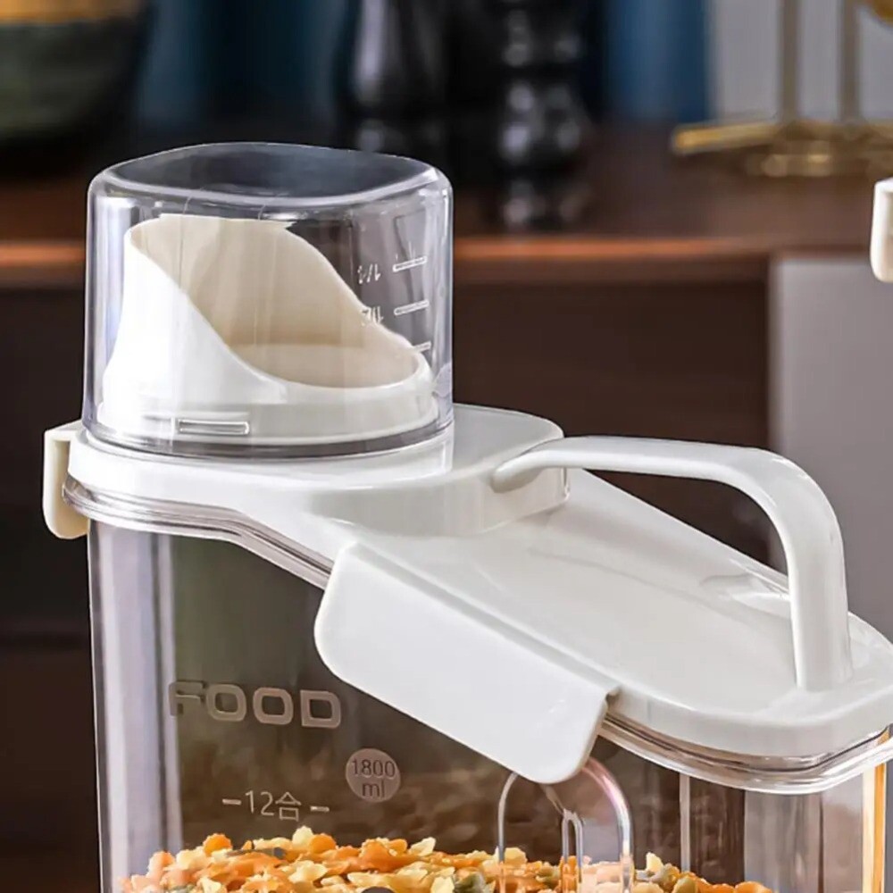 Food Grade Oatmeal Dispenser Food Grain Rice Container For Kitchen ...