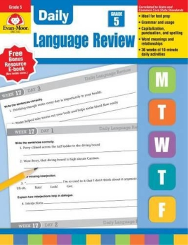 Daily Language Review, Grade 5 Teacher Edition (Poche) Daily Language ...