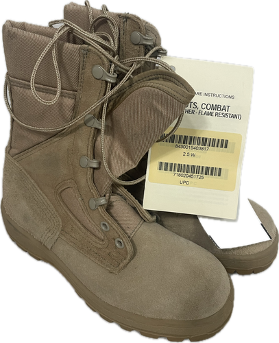 McRae Army Aircrew Combat Hot Weather Flame Resistant Boots Tan 2.5W ...