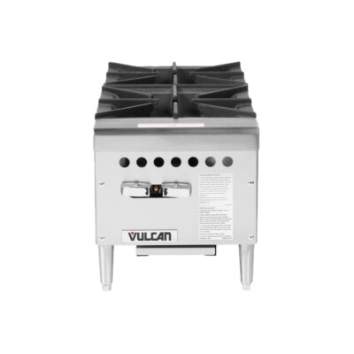 Vulcan VCRH12 12" Countertop Gas Hotplate with (2) Burners, Infinite ...