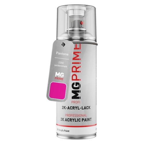 Pantone 225C Red Pink seidenmatt 2K Acryl Spraydose Sprühdose 400 ml ...