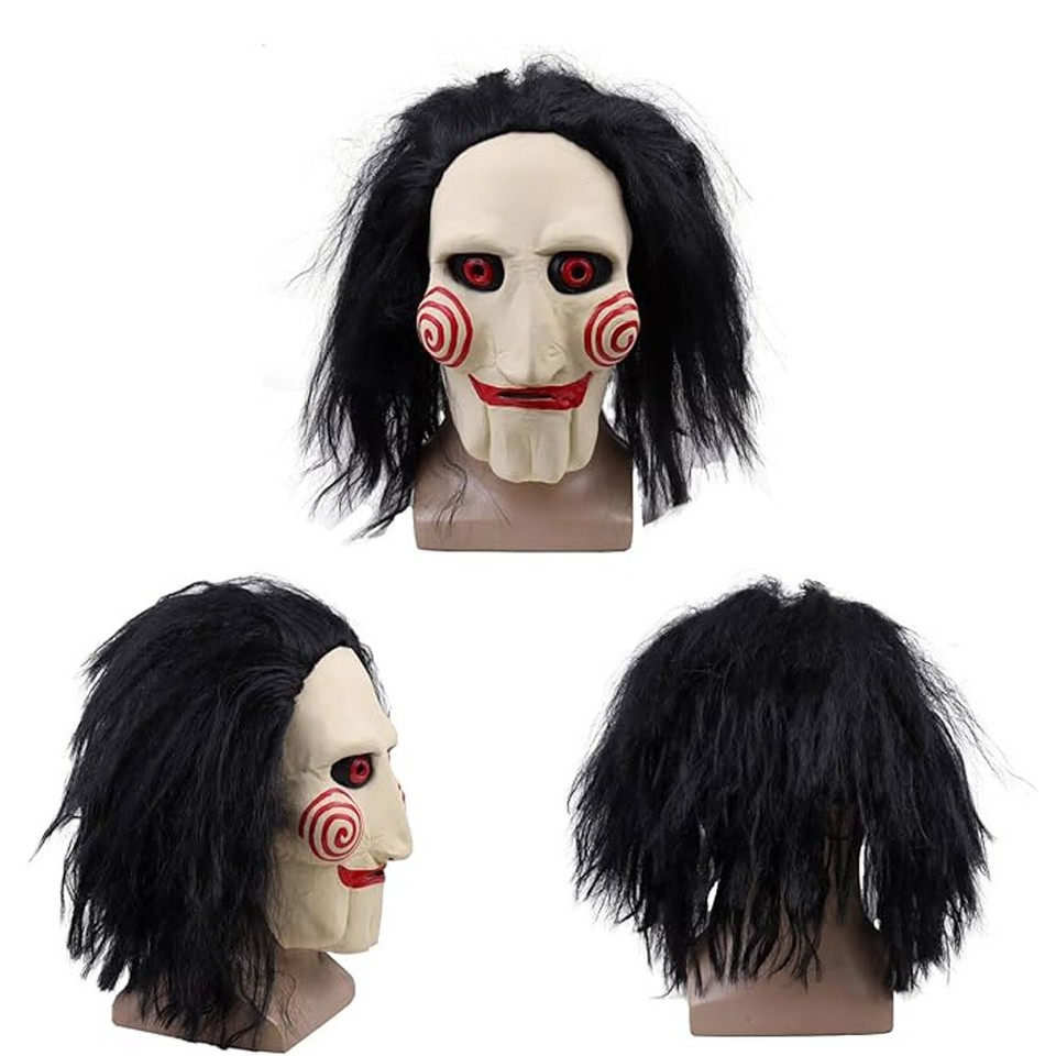Halloween Mask Jigsaw Saw Mask Halloween Horror Masks Latex Masks ...