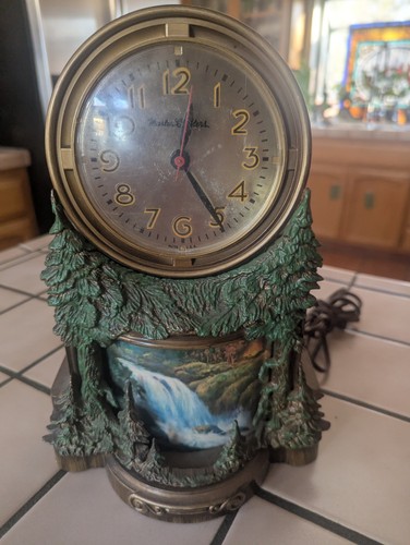 1950's Mastercrafters Lighted Moving Waterfall Clock Model 344 | eBay