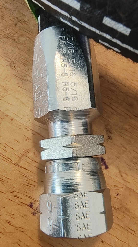 FORKLIFT PROPANE TANK HOSE 24" LONG WITH COUPLER LPG CONNECTOR+ORING ...