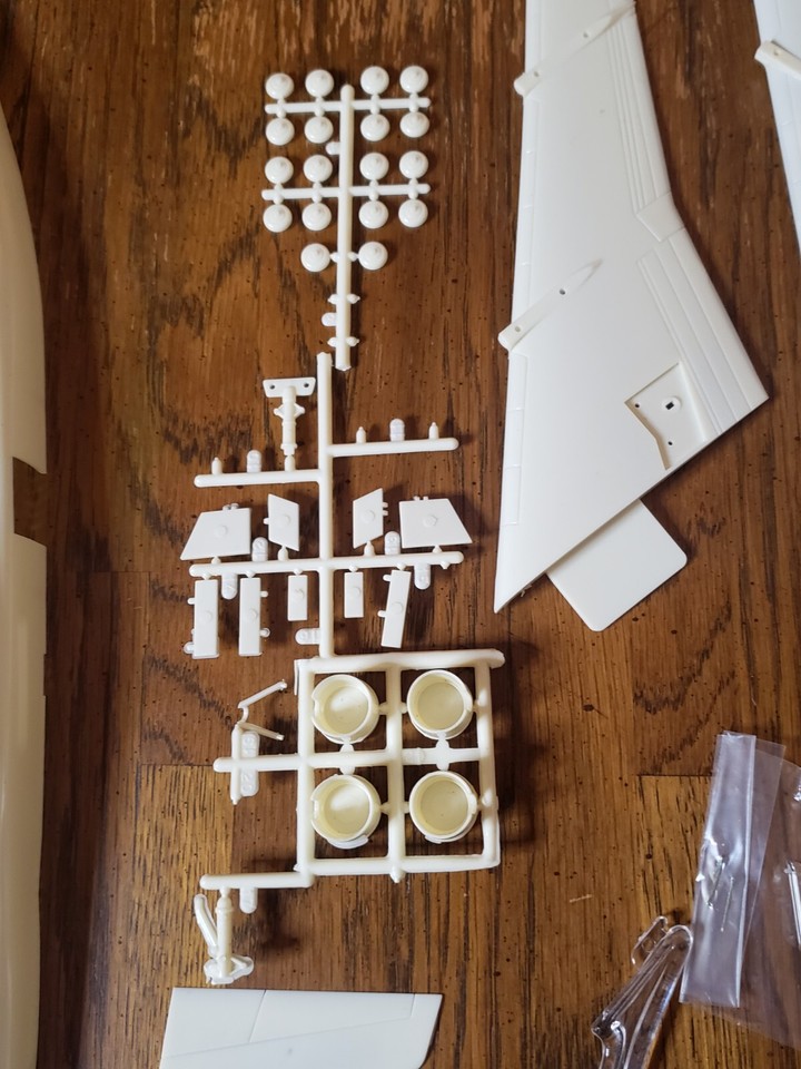 1968 Pan Am Boeing 747 Aurora Model Kit #361 Decals, Box, Instructions ...