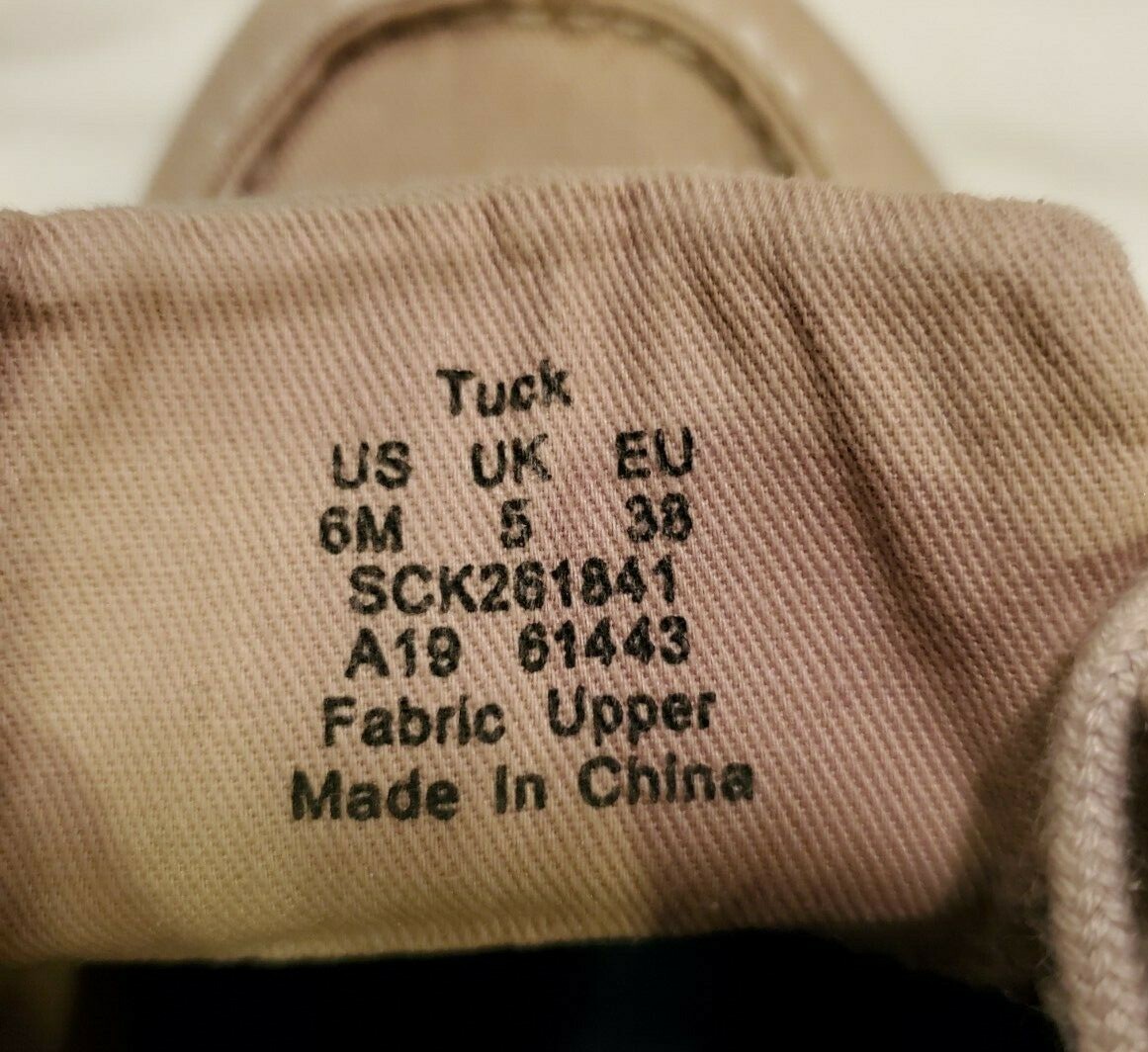 Sperry Tuck SCK261841 Boat Shoes, Big Boy's Size 6M Khaki | eBay