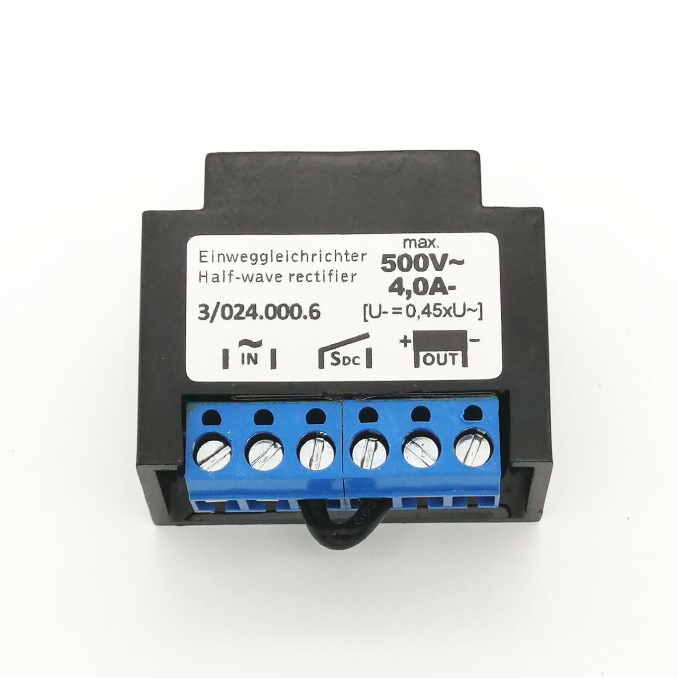 Mayr 3/024.000.6 max 500V~ 4,0A- motor brake rectifier module | eBay