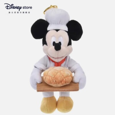 Authentic Disney 2025 Mickey Mouse Bread Plush Pendant Shanghai ...
