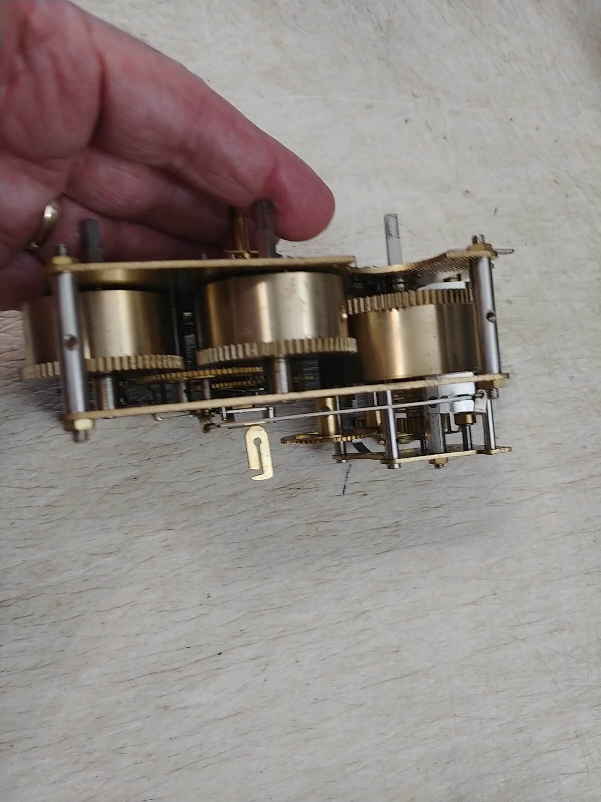 FRANZ HERMLE 8 HAMMER WALL CLOCK MOVEMENT 1051-030A 45cm | eBay