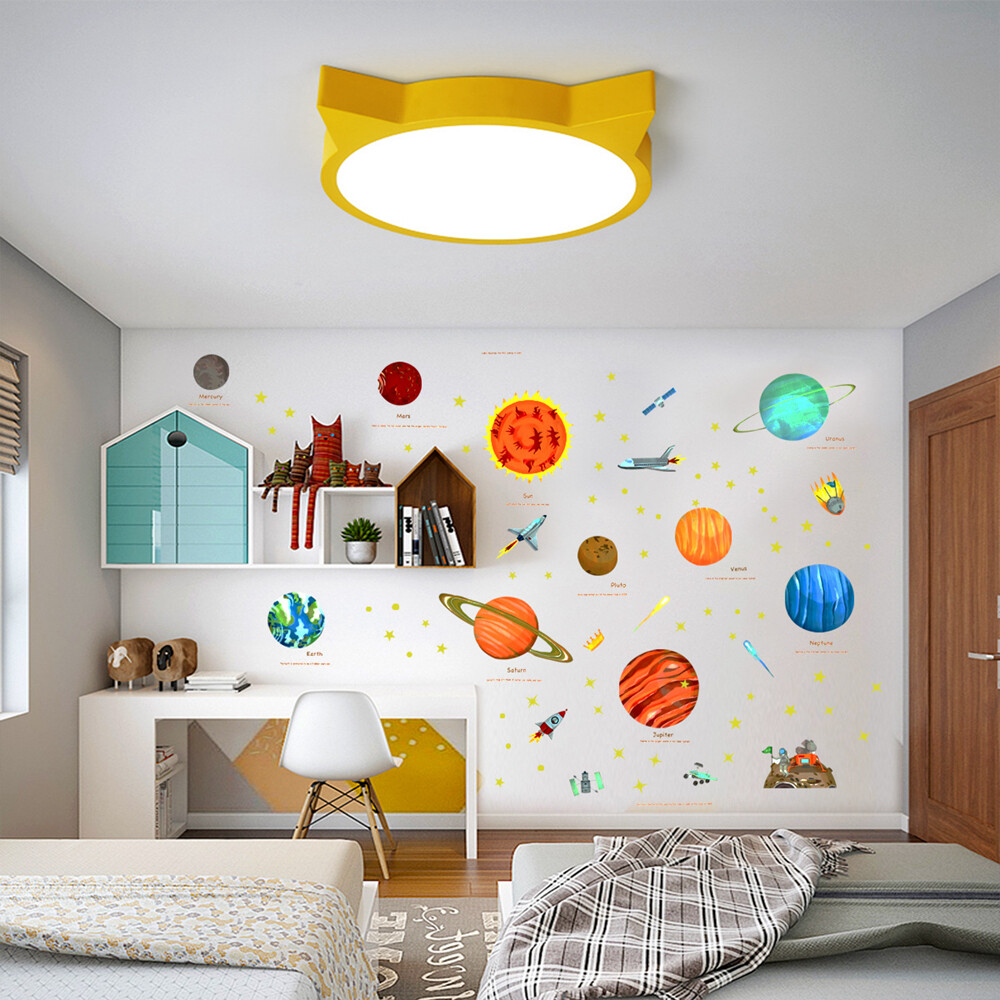 Solar System Decorating Ideas Solar System Wall Stickers Space Planets