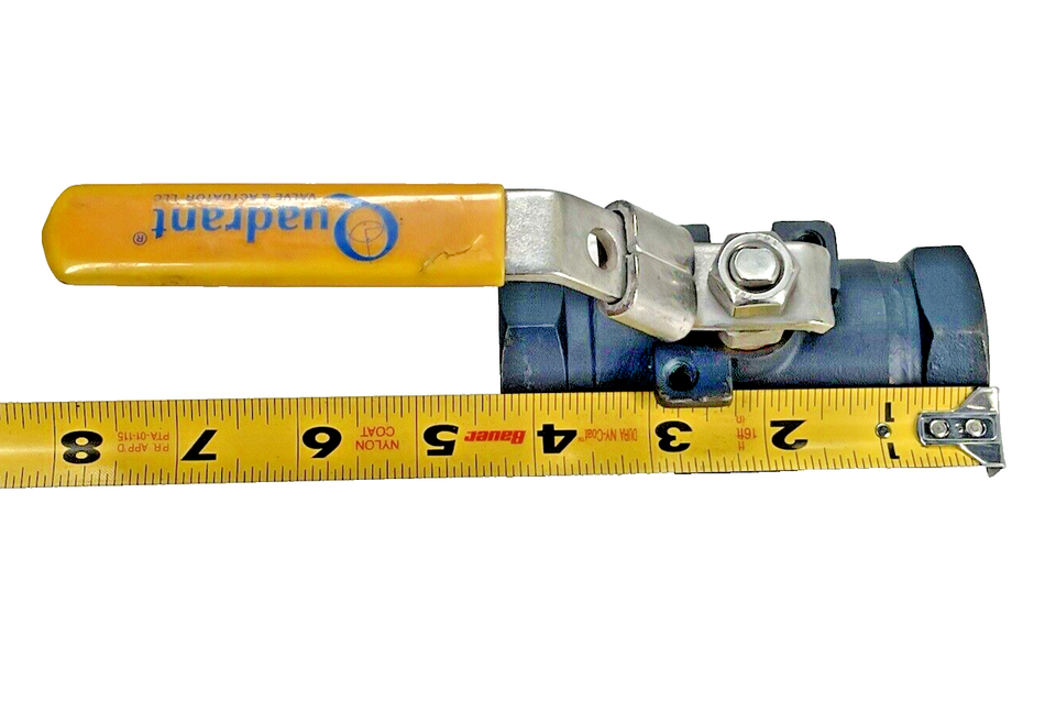 QUADRANT Ball Valve 3/4" Class 1500 Socket Weld x Female NPT CS x SS ...