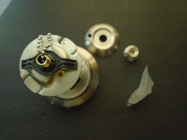 HUNTER CEILING FAN REPLACEMENT LIGHT KIT/ SWITCH CUP&FINAL CAP SILVER 2 ...