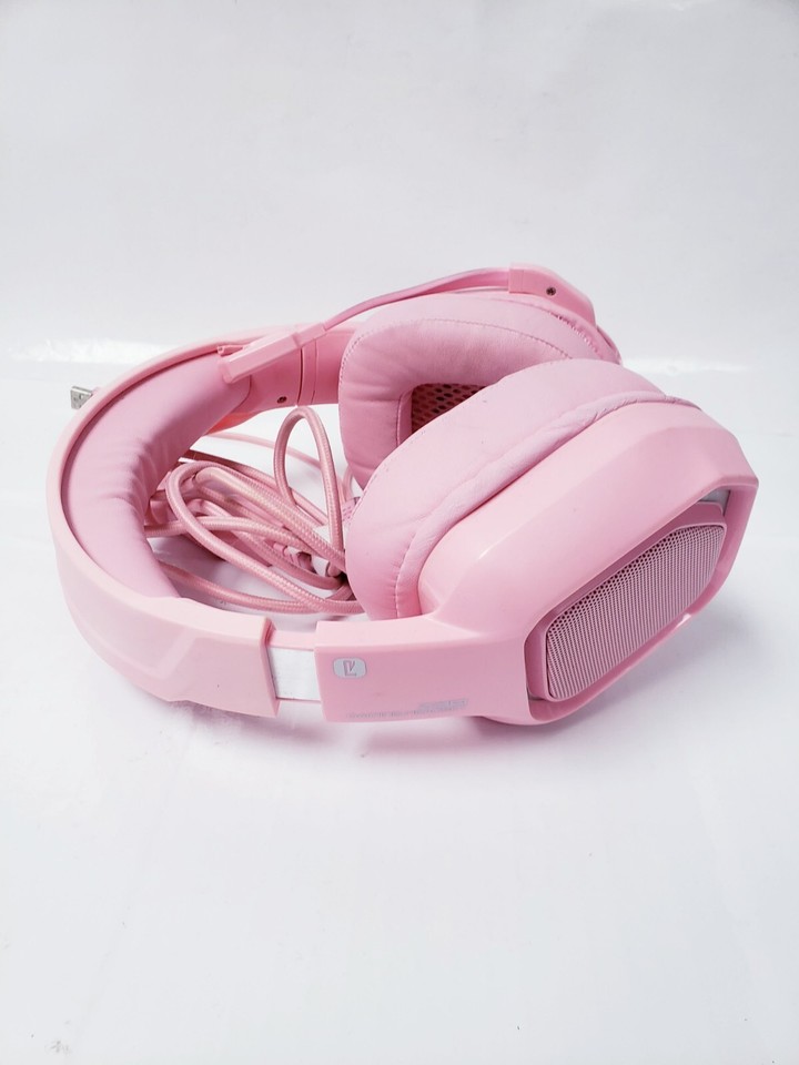 ZIUMIER Z30 Pink Gaming Headset Wired Over-Ear Headphone w/ Noise ...