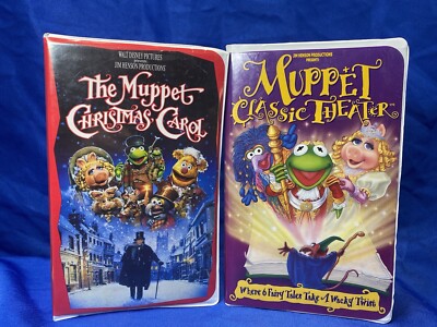 Jim Henson's Muppet Classic Theater & the Muppet Christmas Carol VHS ...