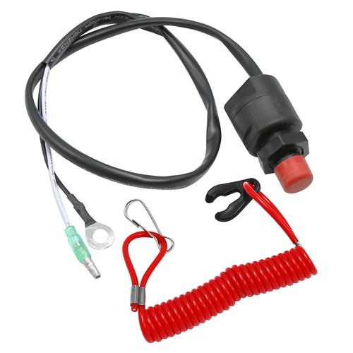 Outboard Engine Motor Kill Stop Switch Fit for Yamaha Safety Tether ...