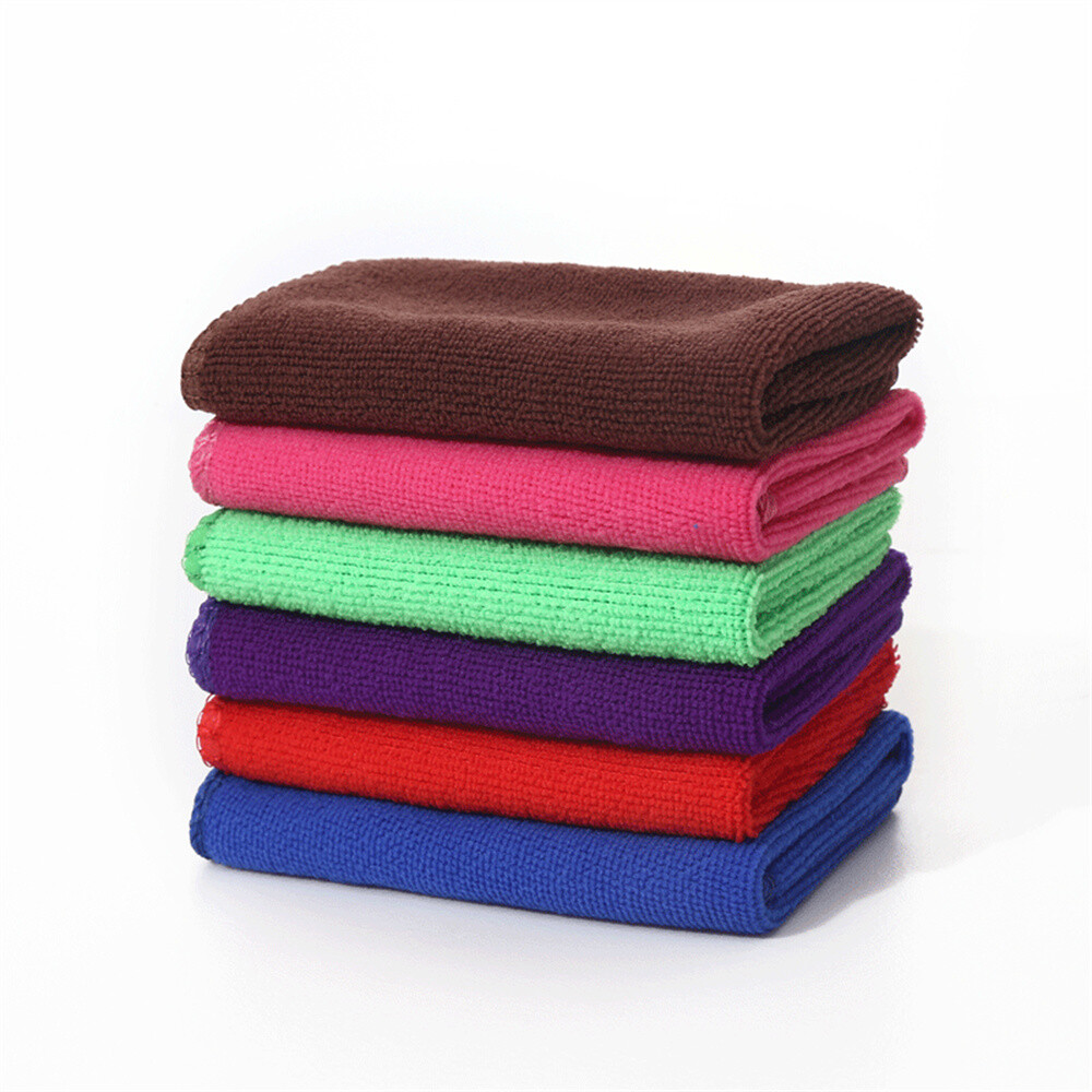 Micro fibre Cloth Rag Bulk Set Car Gym Kitchen Glass Cleaning Washing ...