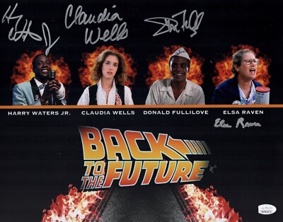 Claudia Wells +3 Signed 11x14 Photo BACK TO THE FUTURE Autograph JSA ...