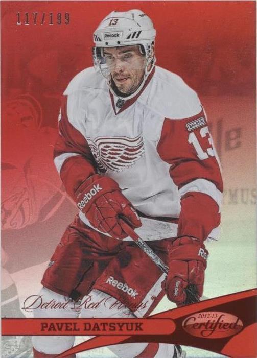 2012-13 Panini Certified - Pavel Datsyuk #13 Mirror Red /199 for sale ...