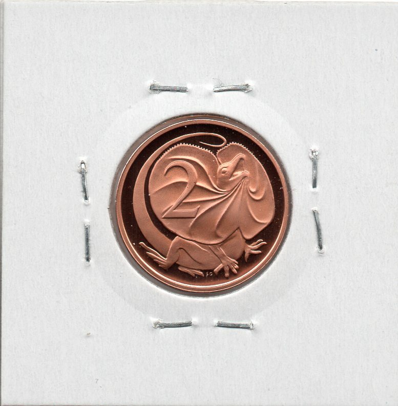 AUSTRALIAN PROOF: 1983 2 CENT COIN IN 2X2 HOLDER | eBay UK