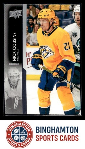 2021-22 Upper Deck #350 Nick Cousins Nashville Predators | eBay