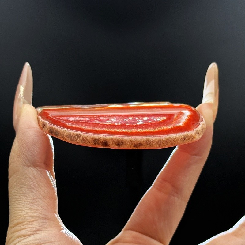 Natural Agate Geode Slab/Slice Agate Quartz Crystal Mineral Specimen ...