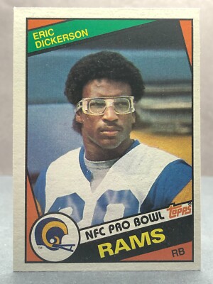 1984 Topps ERIC DICKERSON Rookie Card RC No. 280 NM-MT Los Angeles Rams ...