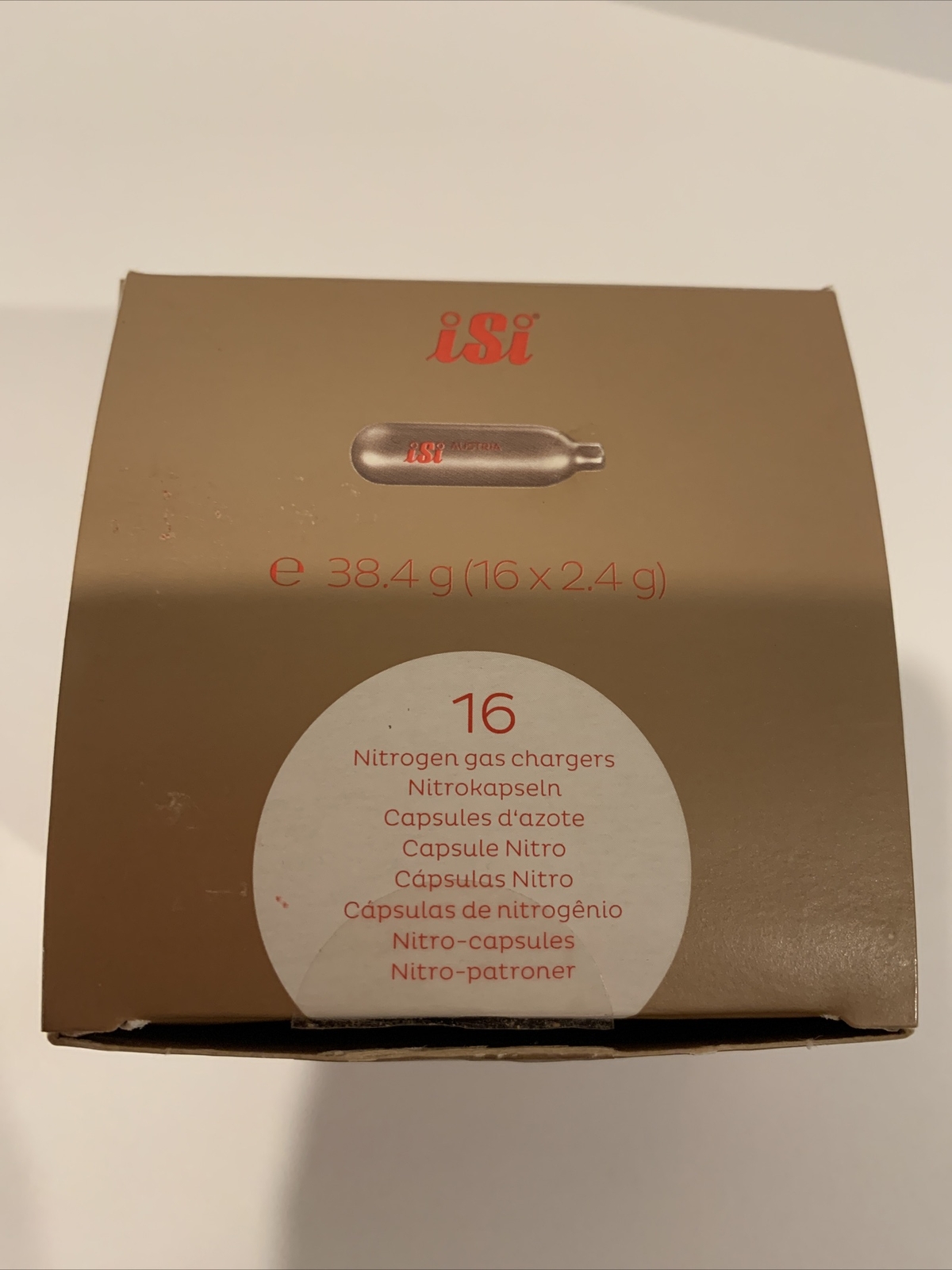 iSi Nitro Coffee Charger, Pack of 16 - Nitro Coffee And Tea Chargers ...