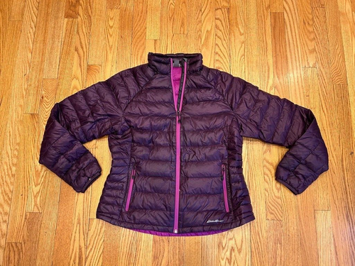 Eddie Bauer First Ascent Micro Puffer Jacket Purple Womens Large ...