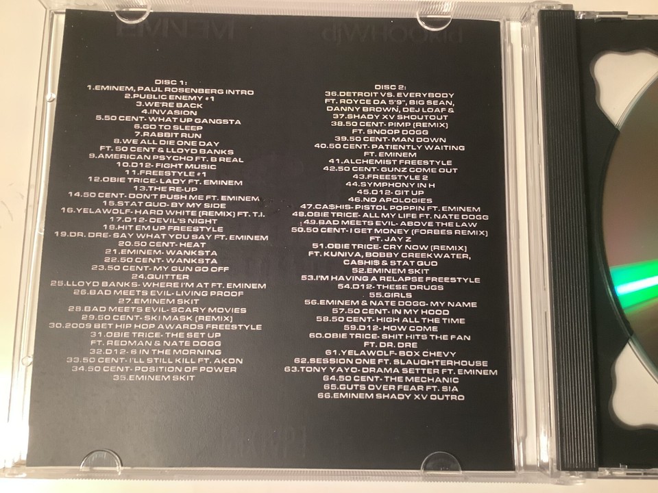 Eminem & DJ Whoo Kid - Shady Classics Double CD Rare Mixtape Set 2004 ...