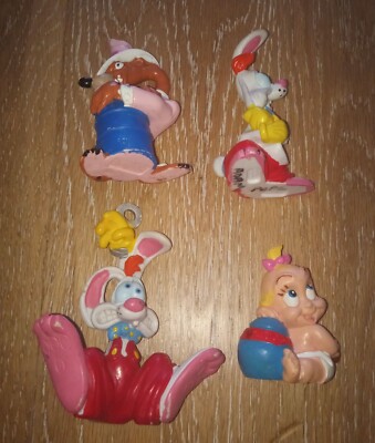 Set of 4 - Who Framed Roger Rabbit Weasel Baby Herman 1987 PVC Figures ...
