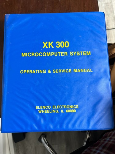 XK 300 Microcomputer System Operating & Service Manual - Elenco ...