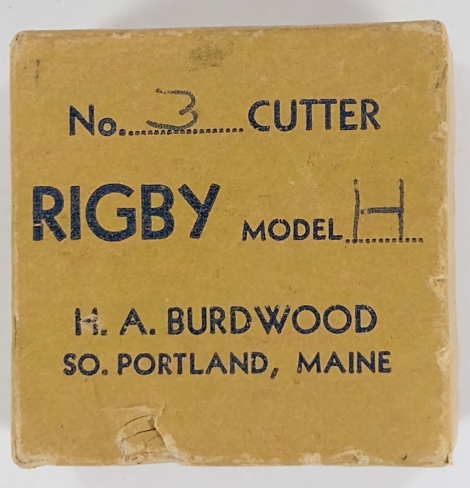 VINTAGE RIGBY CLOTH STRIPPING MACHINE CUTTER HEAD #5 RC5 with Box | eBay