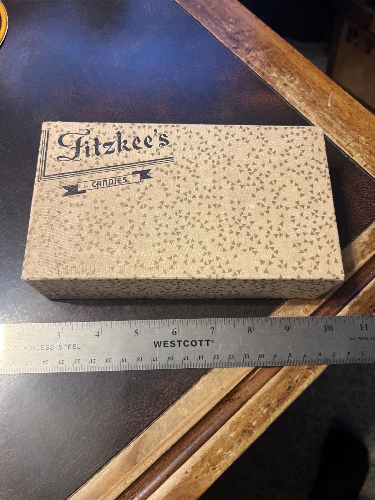 Vintage Early Cardboard Candy Box York Pa Fitzkee’s Chocolates | eBay
