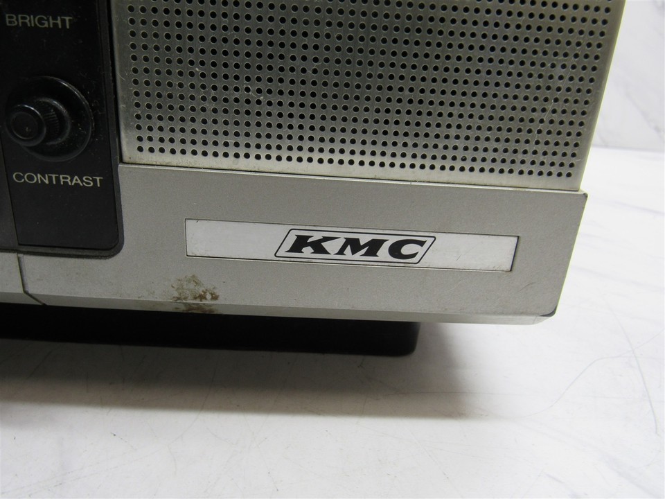 Vintage KMC KMC-1344G 13.5" Color CRT TV 1983 Kmart Korea UHF VHF Retro ...