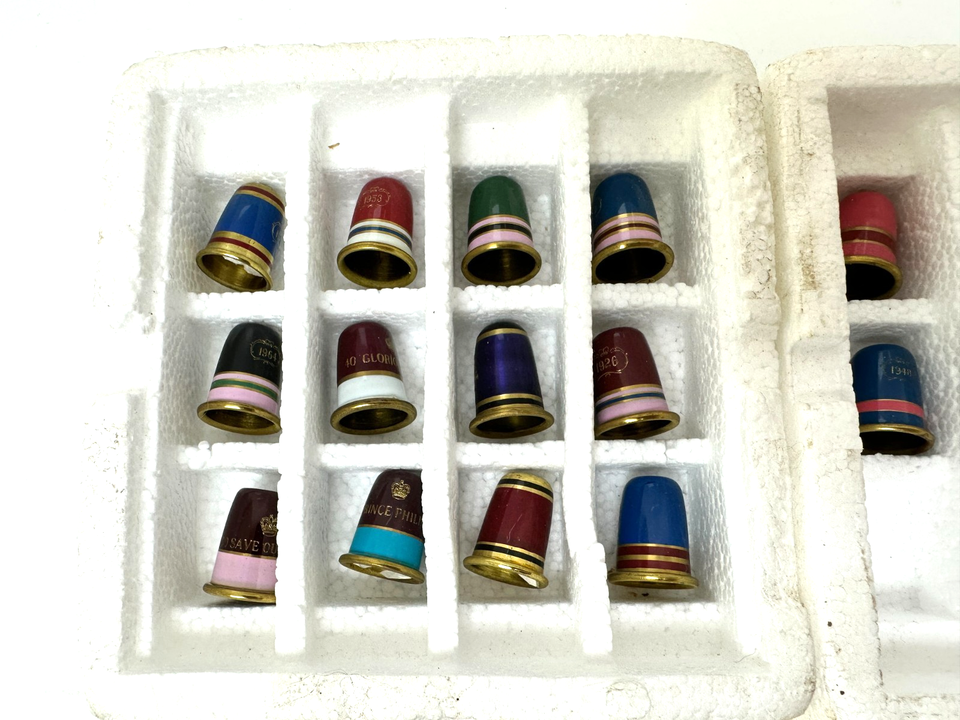 Thimbles - Woodsetton - Enamelled Brass Peep Show Collection x 20 | eBay UK