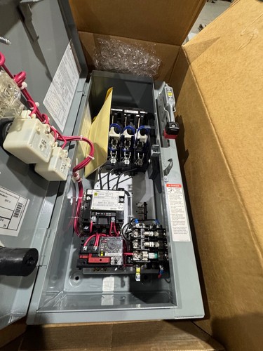 New square d Size 0 120v Coil 3 PHASE FUSIBLE FUSED Combination Motor ...