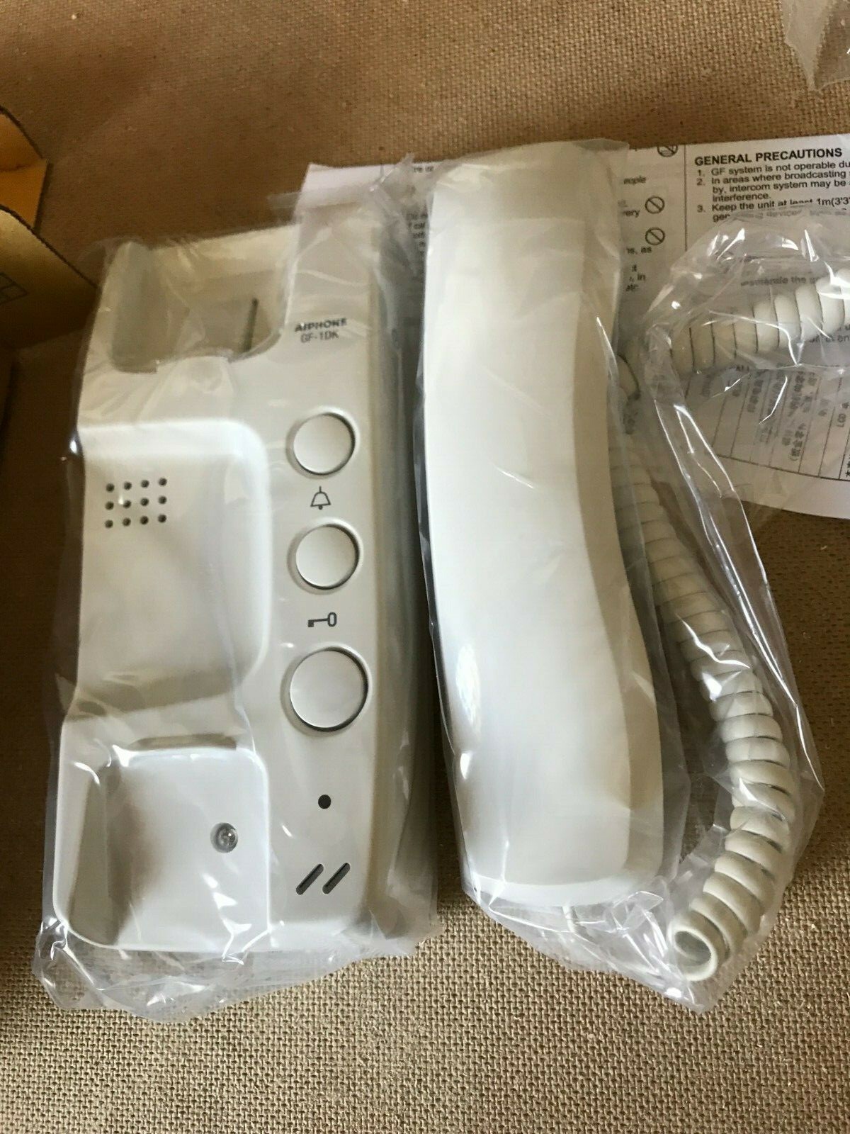 Aiphone GF-1DK Audio doorphone for Aiphone BUS systems GF | eBay