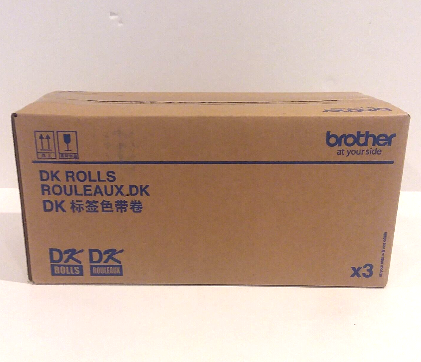 Genuine Brother DK1202 Die-Cut Shipping Labels 2.4" x 3.9" 300/roll - 3 ...