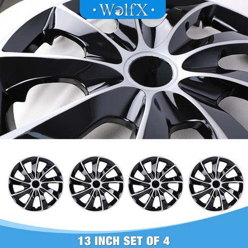 13 Inch Wheel Covers Set of 4Pcs Snap On Full Hub Caps Fit R13 Tire ...
