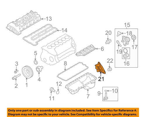 BMW OEM 07-16 335i xDrive Engine Engine Parts-Thermostat Hsng ...