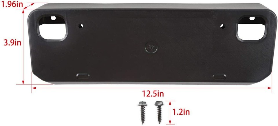 Black Auto Front License Plate Mount Bracket Holder for 4runner 2010 ...