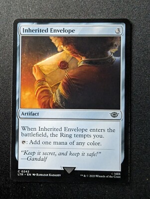 INHERITED ENVELOPE #242 The Lord of the Rings: Tales of Middle-earth | eBay