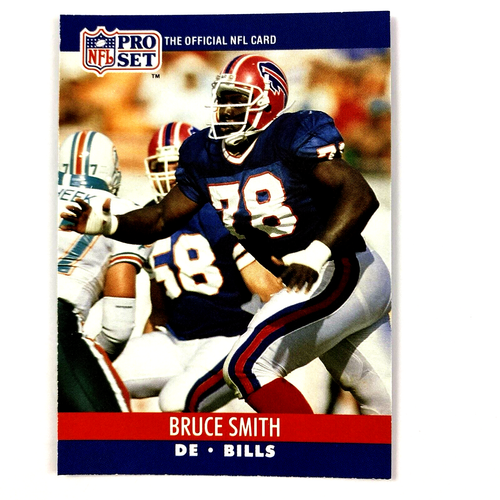 Bruce Smith 1990 Pro Set Card #443 NFL Buffalo Bills | eBay