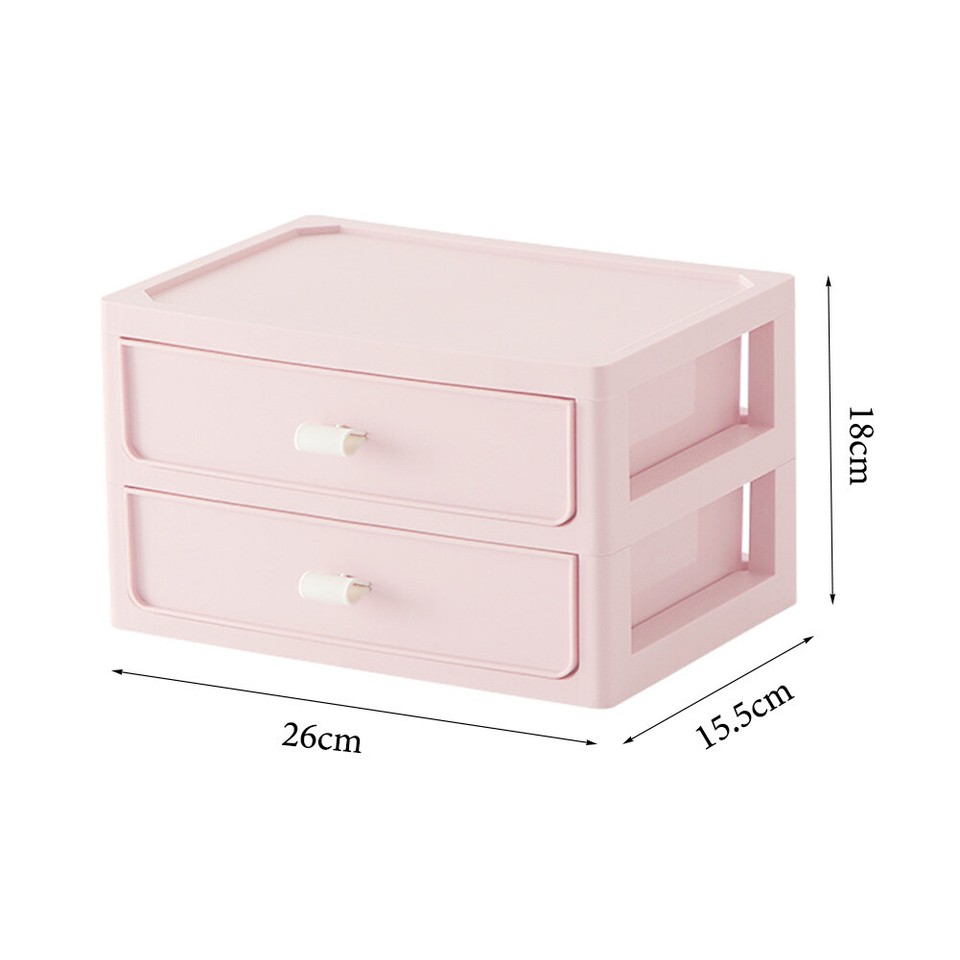 2-3-4 Drawer Mini Desk Storage Box Home Office Tidy Stationary Craft ...
