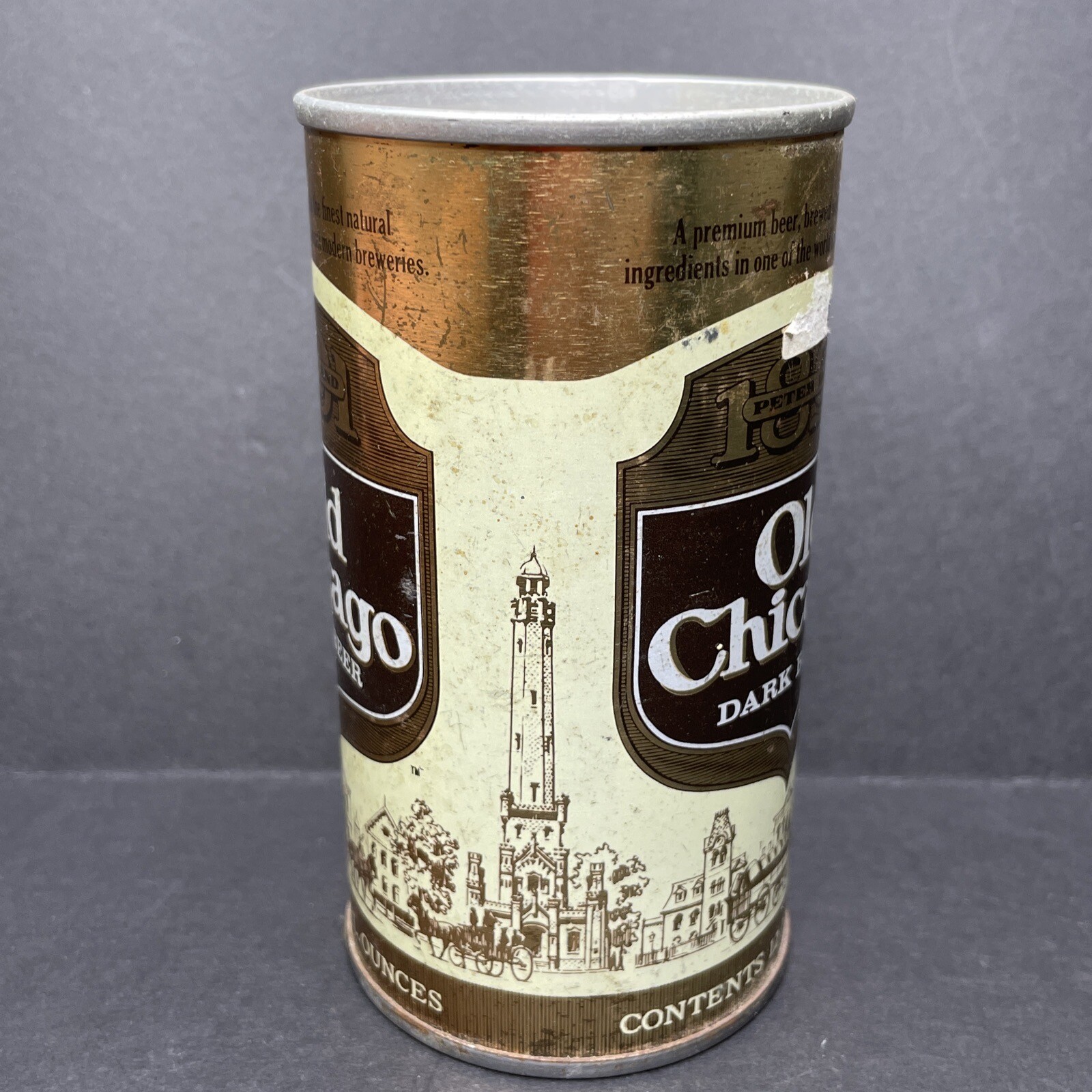 Vintage Old Chicago Beer Can 341ml 12 fl oz Pull Top Wide Seam Variant ...