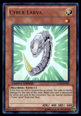 Yu-Gi-Oh! Cyber Larva #LC02-EN007 Light Play | eBay
